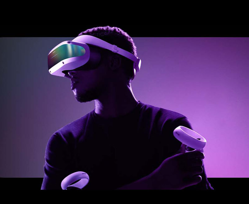 DPVR E4 (Black) PCVR PC Gaming - 120hz Refresh Rate - Inside out Tracking - 116° Field of View ...